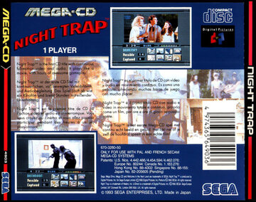 Night Trap (Sega CD) - The Cover Project